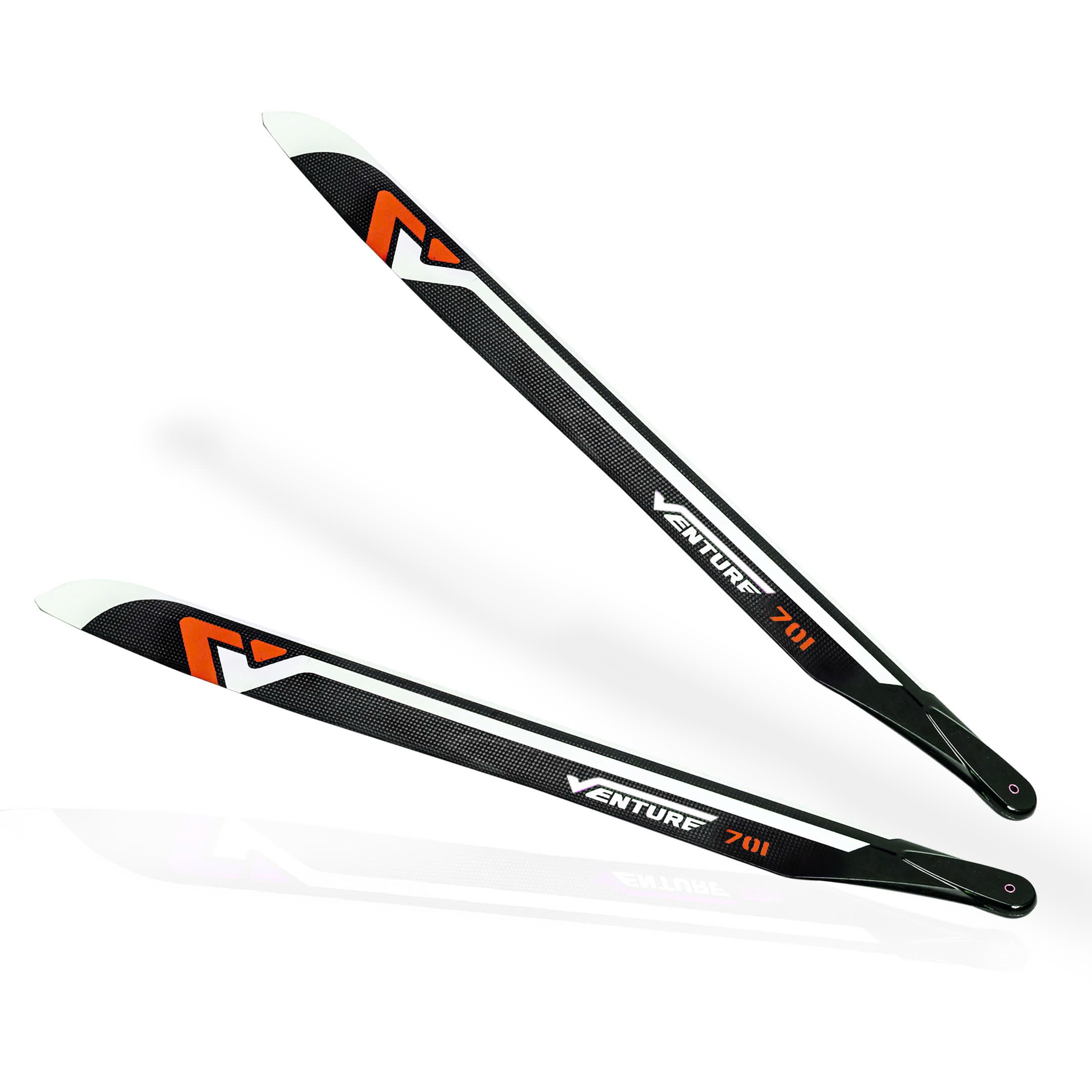 VENTURE 701mm Premium CF Blades – Orange (Pre-Order) – Mikado Asia